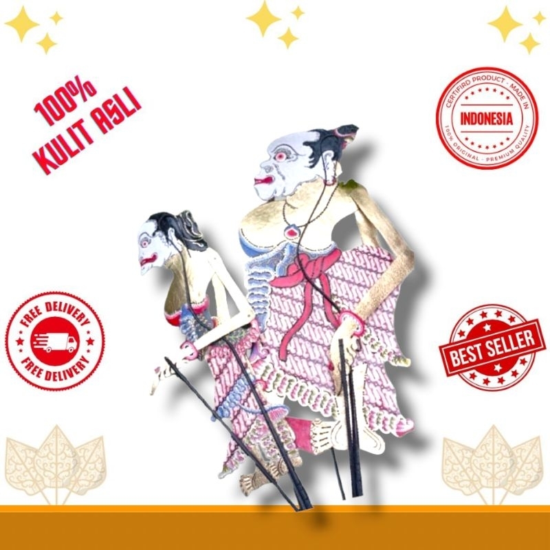 Jual Naflah Store Official | Wayang Kulit Limbuk Cangik Sepasang -+ 60 ...