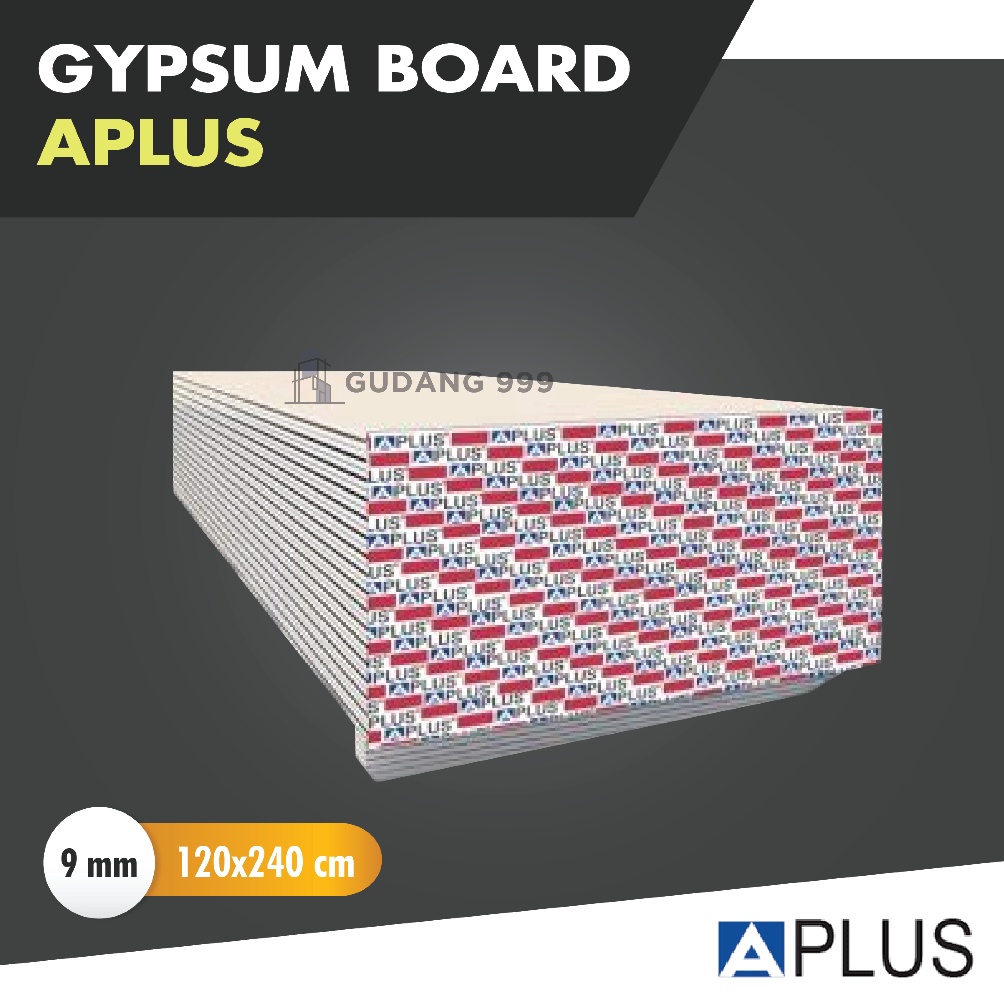 Jual PRODUK YEVZK GIPSUM APLUS 9mm GYPSUM A GYPSUM BOARD APLUS 12x24 m ...
