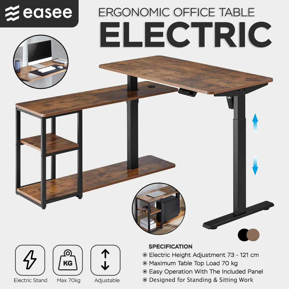 Jual easee Meja Kerja L Elektrik / Office Table Electric Lift ...