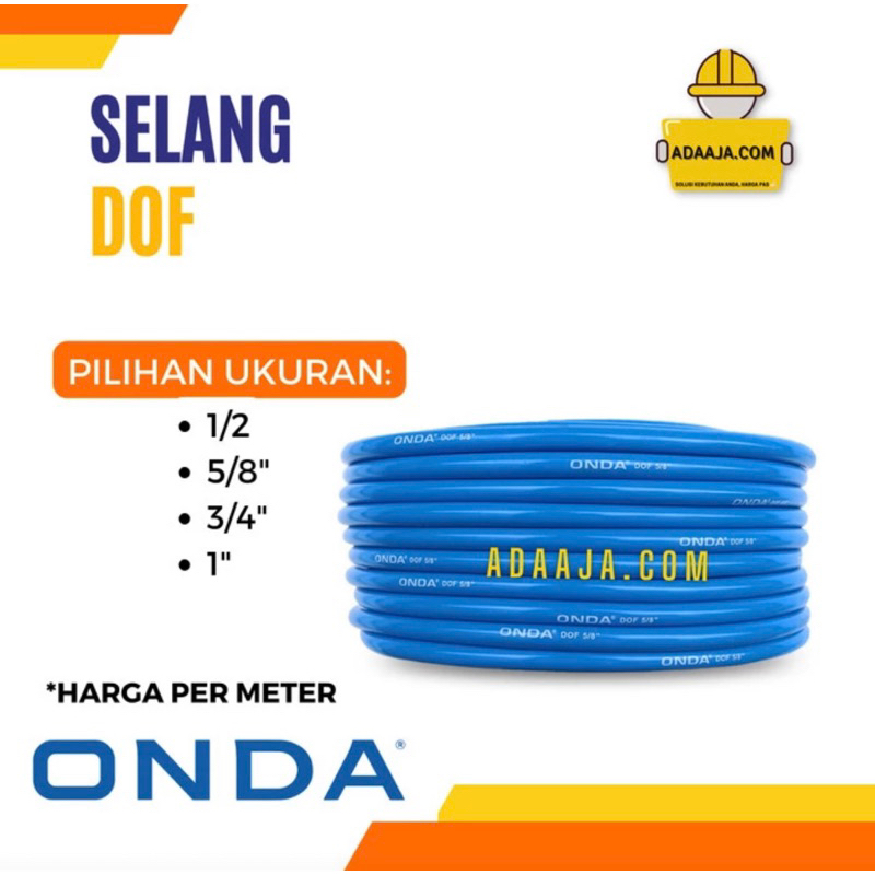 Jual Selang Air Elastis Selang DOF Onda 1/2" 5/8" 3/4" 1" | Shopee Indonesia
