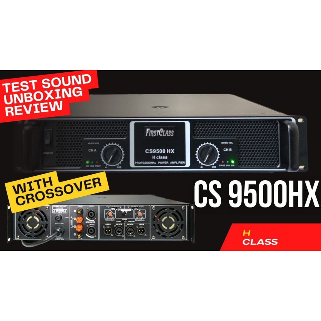 Jual Firstclass FC CS9500HX Power Amplifier CS 9500 HX / CS9500 HX ...