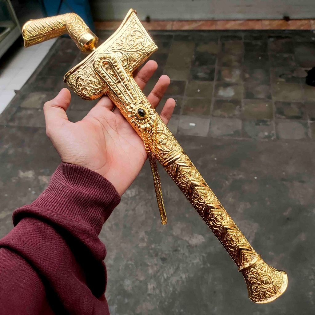 Jual Warangka Keris Bugis Melayu Sembur Emas Garap Alusan Istimewa ...