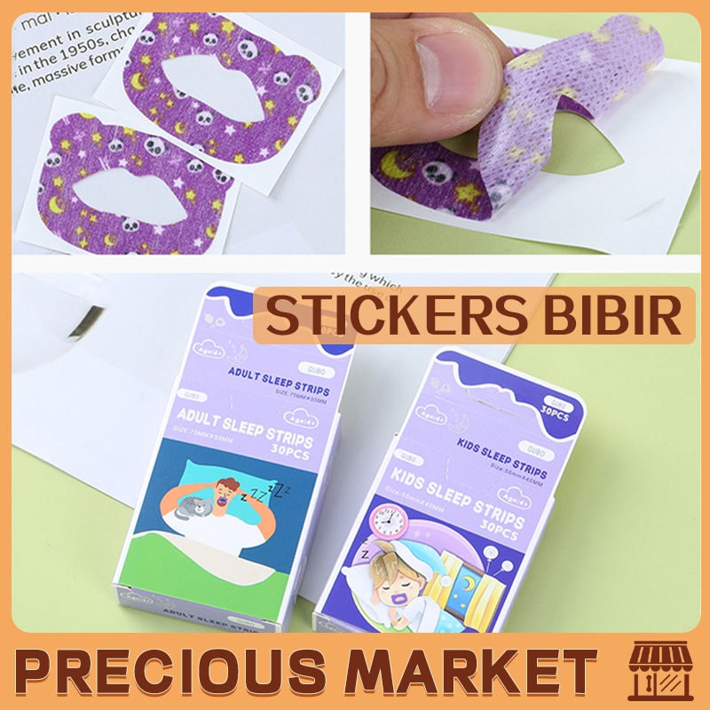 Jual 30Pcs Plester Penutup Mulut Tidur Stiker Tape Mulut Tidur Anti ...