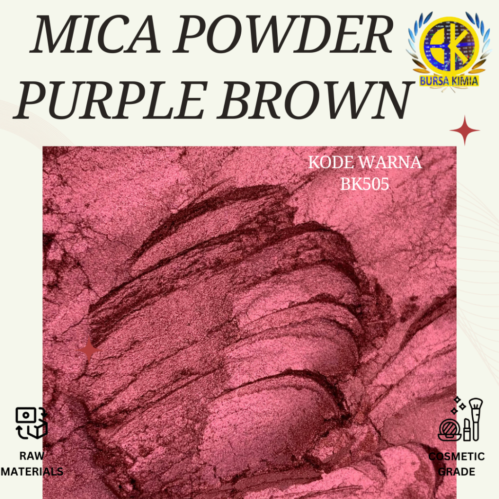 Jual Mica Powder Purple Brown 1KG pewarna Bubuk Kosmetik warna ungu ...
