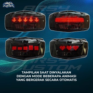 Jual Stoplamp Running Text Nmax 155 Old Animasi Variasi Lampu LED Rem Belakang Motor | Shopee ...
