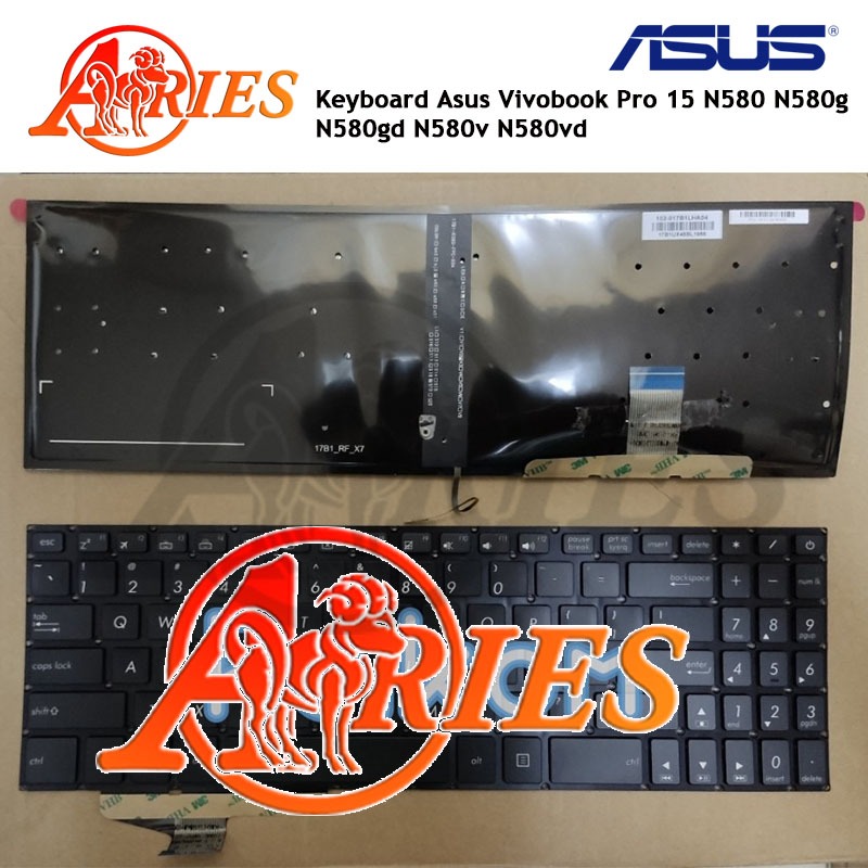 Jual Keyboard Laptop Asus Vivobook Pro 15 N580 N580g N580gd N580v N580vd | Shopee Indonesia