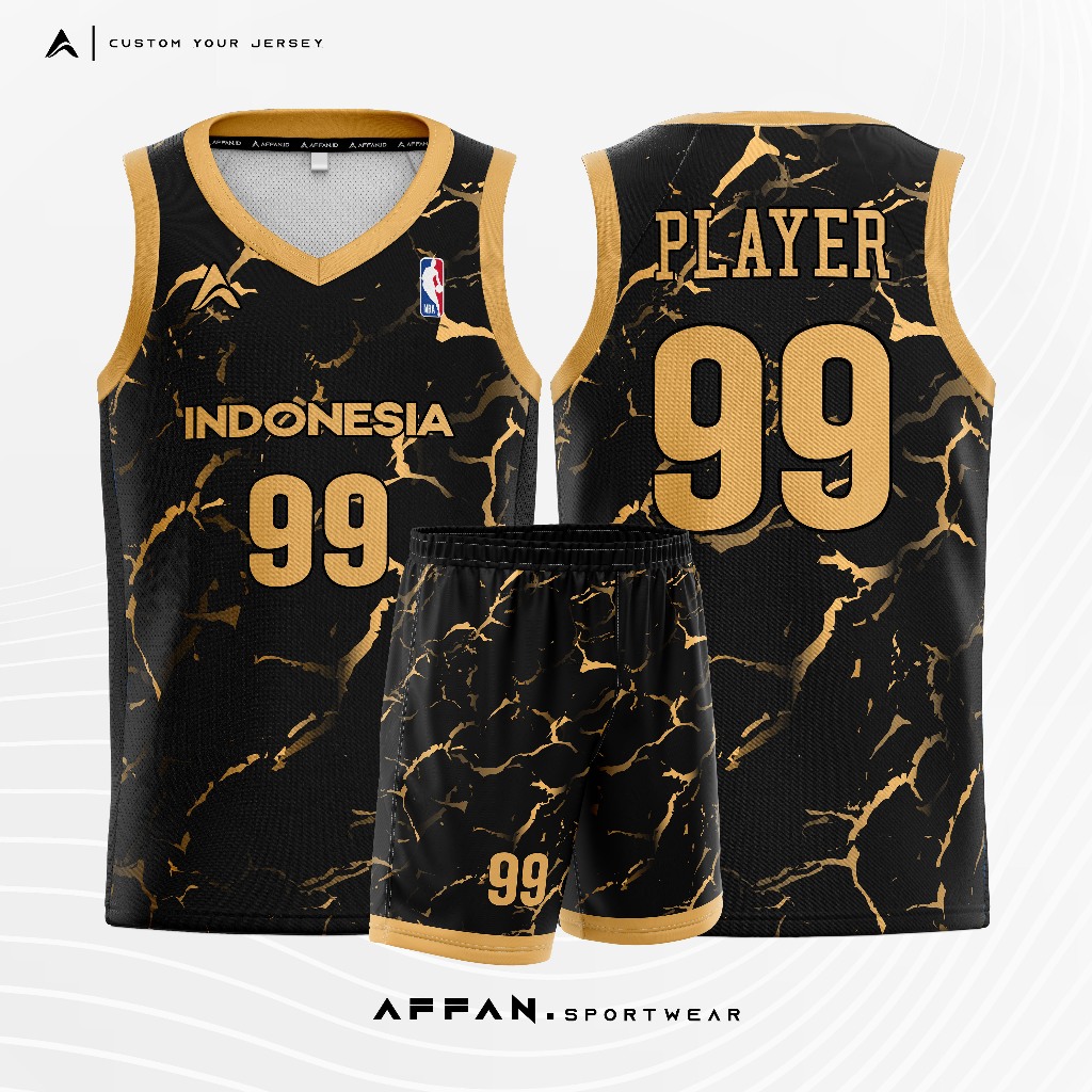 Jual (Bisa Satuan) Jersey Basket / Basketball Full Printing Custom ...