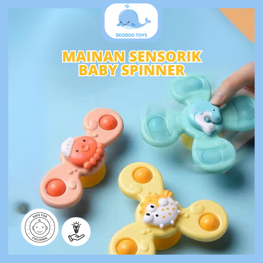 Jual Mainan Sensori Motorik Anak Spinning - Baby Spinner - Kado Bayi ...