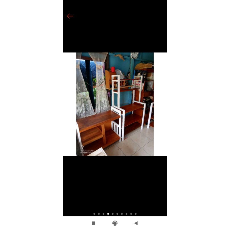 Jual MEJA KOMPOR 2 TUNGKU KAYU SERBAGUNA MURAH / RAK DAPUR OVEN ...