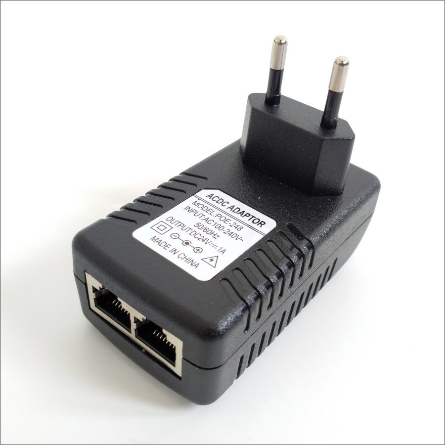 Jual POE Adaptor 24V 1A 24 V 1 A 24W POE Injector | Shopee Indonesia