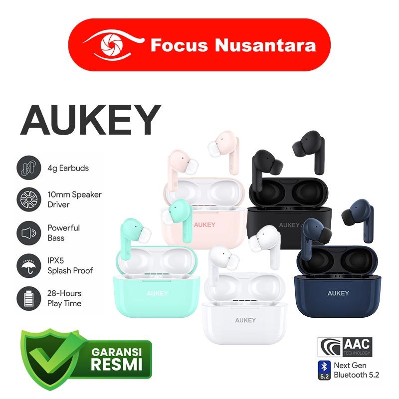 Jual AUKEY TWS Bluetooth 5.2True Wireless Earphone EP-M1S Move Mini S ...