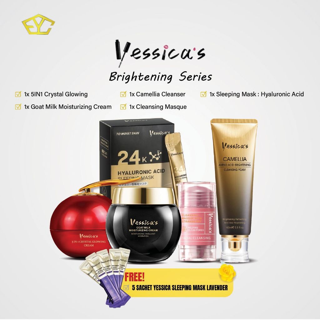 Jual READY PAKET SKINCARE YESSICA | YESSICA CRYSTAL GLOWING | YESSICA MILK GOAT | ORIGINAL BPOM ...