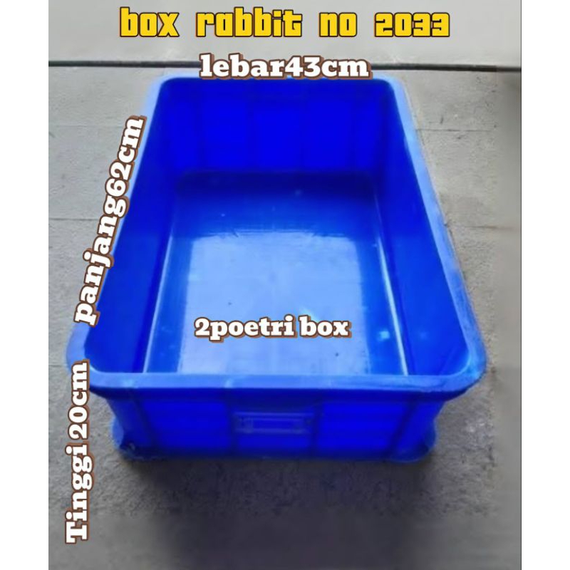 Jual box container rabbit bekas no2033, box perkakas alat tehnik ...