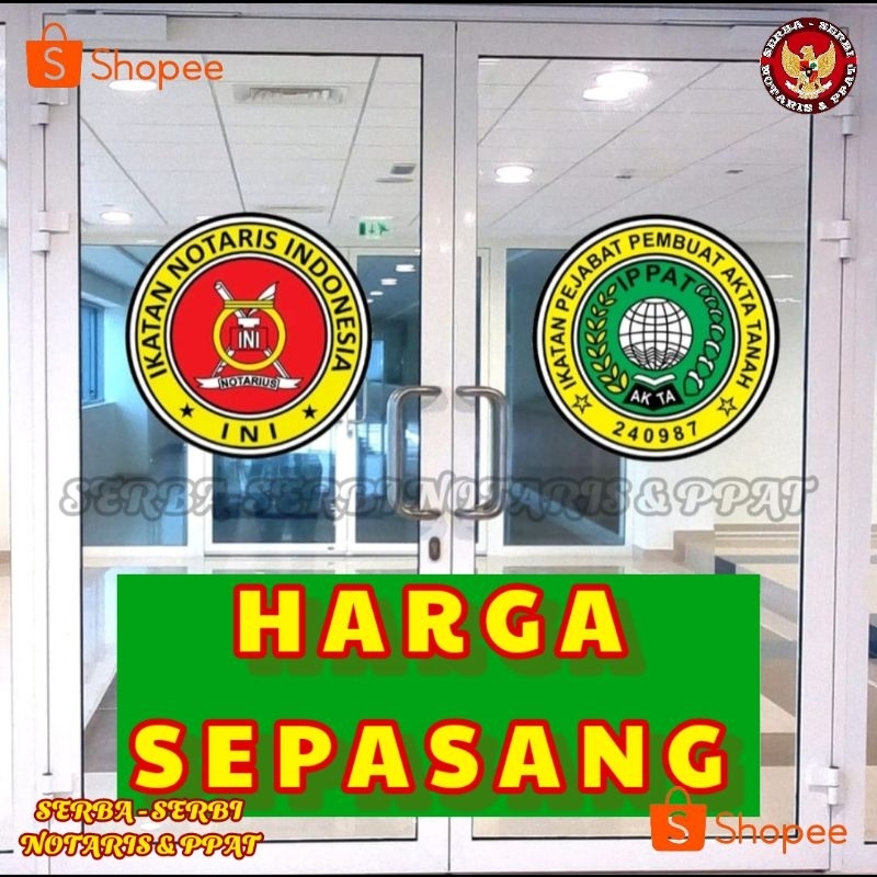 Jual mh Sticker logo notaris dan IPPAT | Shopee Indonesia