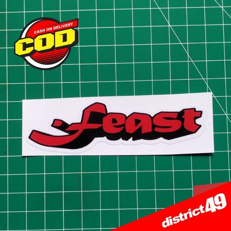Jual Stiker THE FEAST - Stiker Print Laminasi tahan air untuk Motor ...