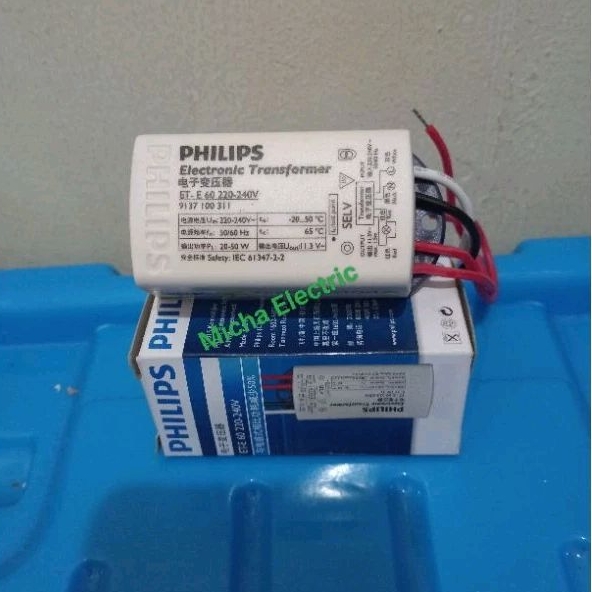 Jual PHILIPS Ballast Electronic ET-E60 60W/ Ballast Lampu Halogen ETE60 ...
