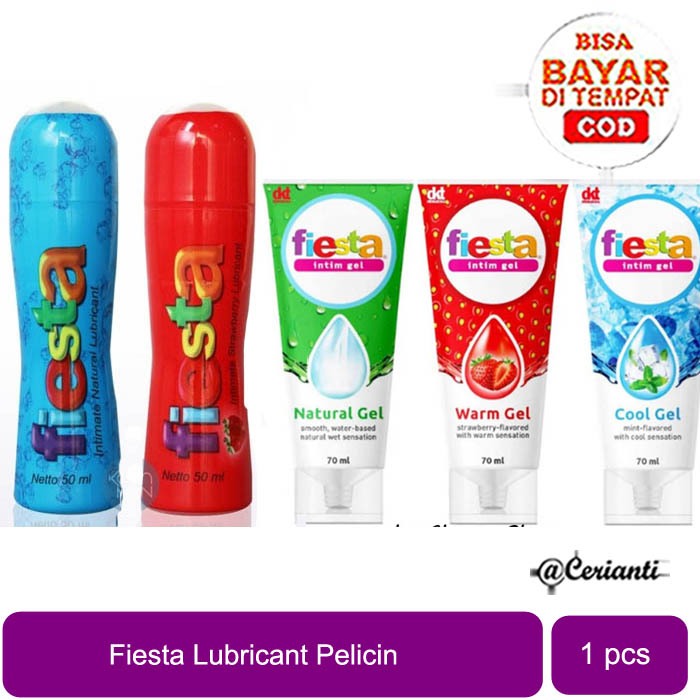 Jual [PRIVASI AMAN] FIESTA LUBRICANT / GEL PELUMAS PELICIN FIESTA ...