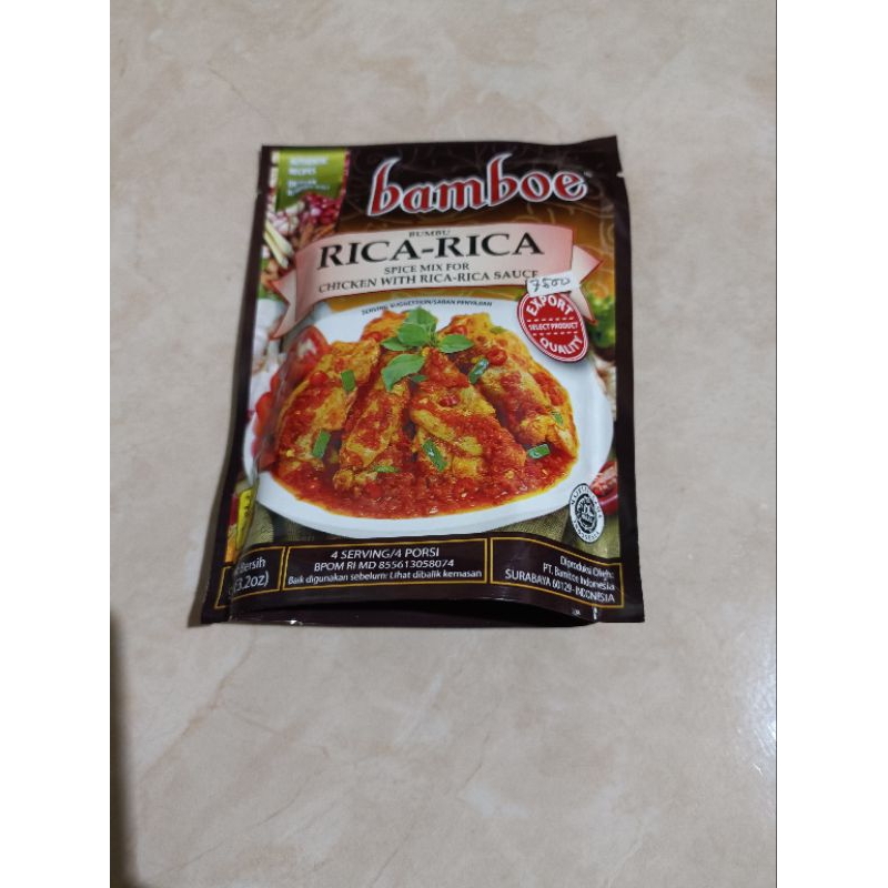 Jual BAMBOE RICA RICA 90G | Shopee Indonesia