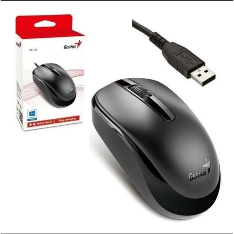 Jual Mouse Genius DX-125/ DX-120 USB OPTICAL PROMO ( bukan B100 ...
