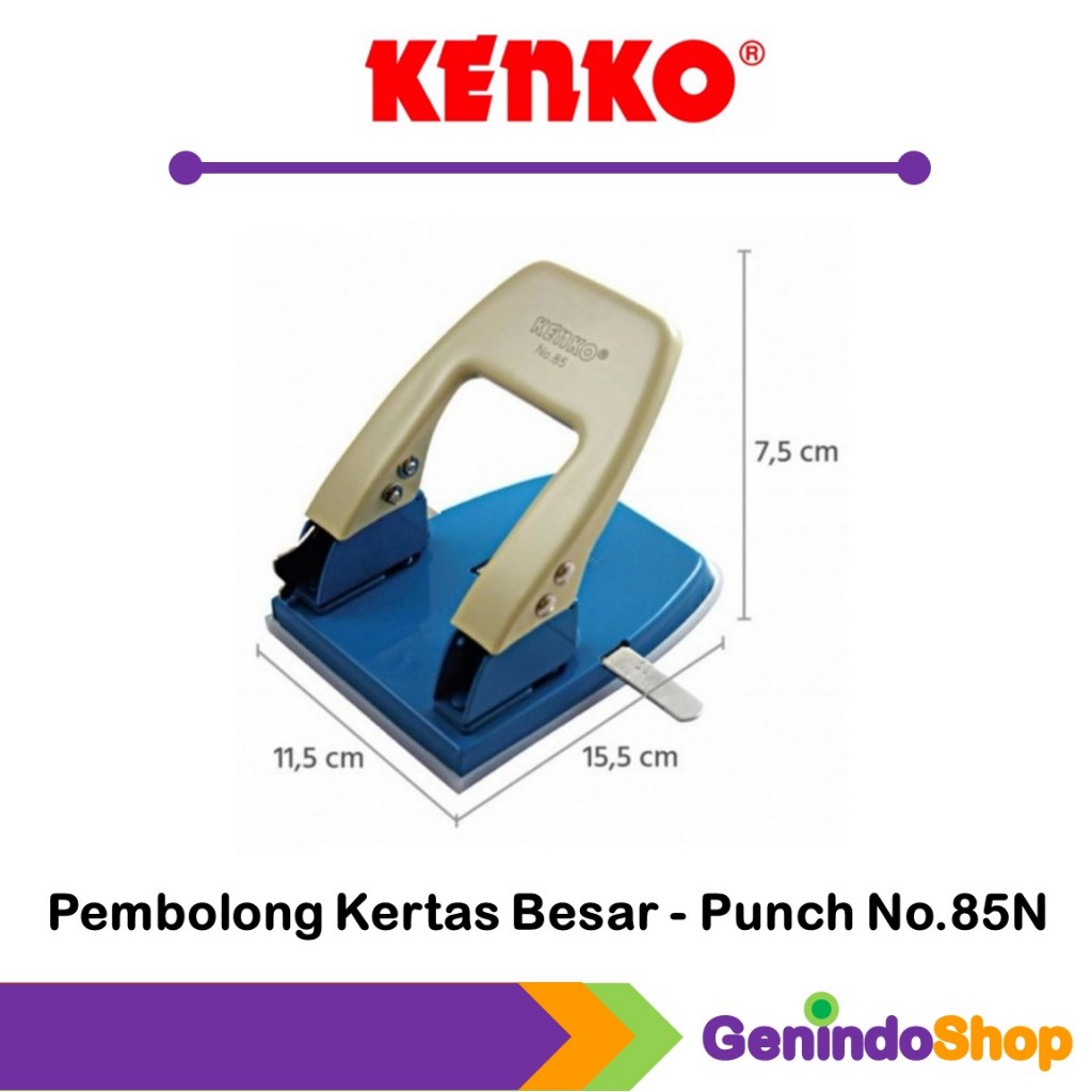 Jual Pembolong Kertas Besar / Punch No.85N Kenko | Shopee Indonesia