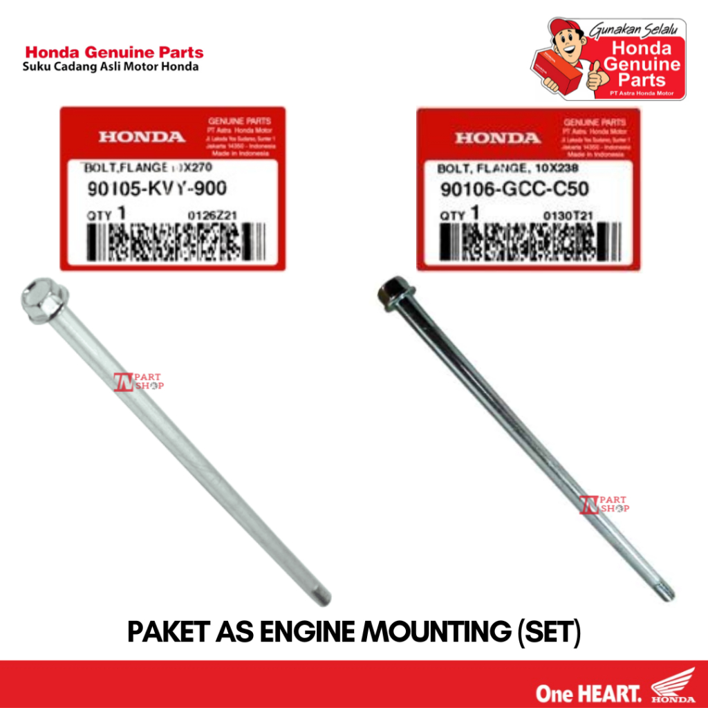 Jual Paket Baut As Mounting Engine Set (2 item) - BeAT, PCX 150, PCX ...