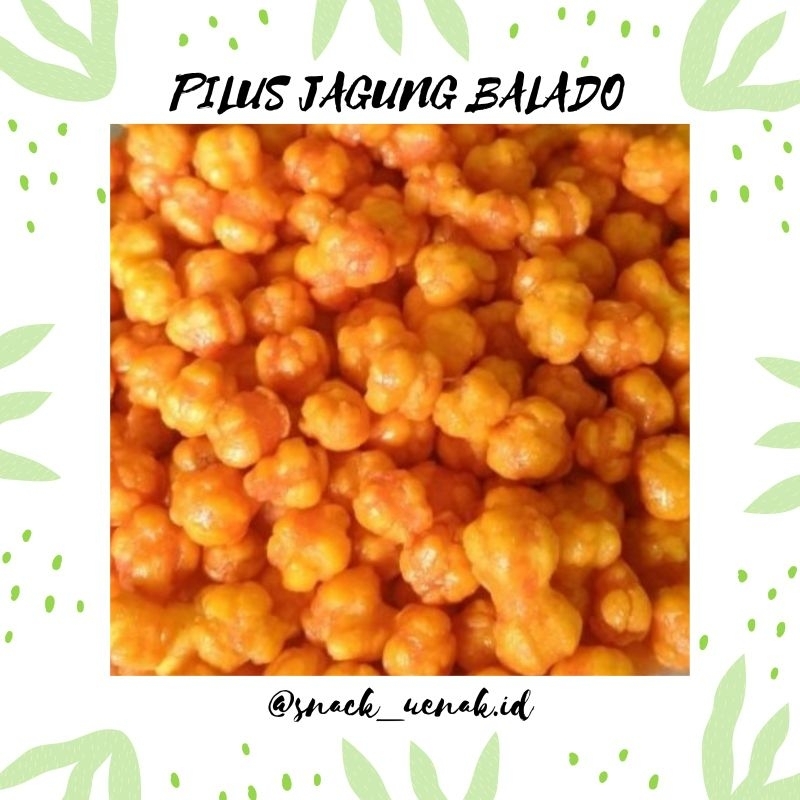 Jual SNACK KILOAN PILUS JAGUNG BALADO 250 GRAM | CEMILAN MURAH MAKASSAR ...