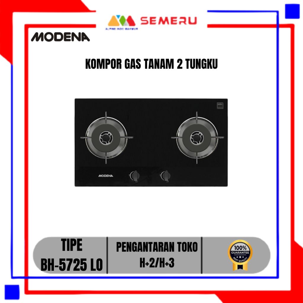 Jual MODENA KOMPOR GAS TANAM 2 TUNGKU BH-5725 LO KHUSUS MAKASSAR ...