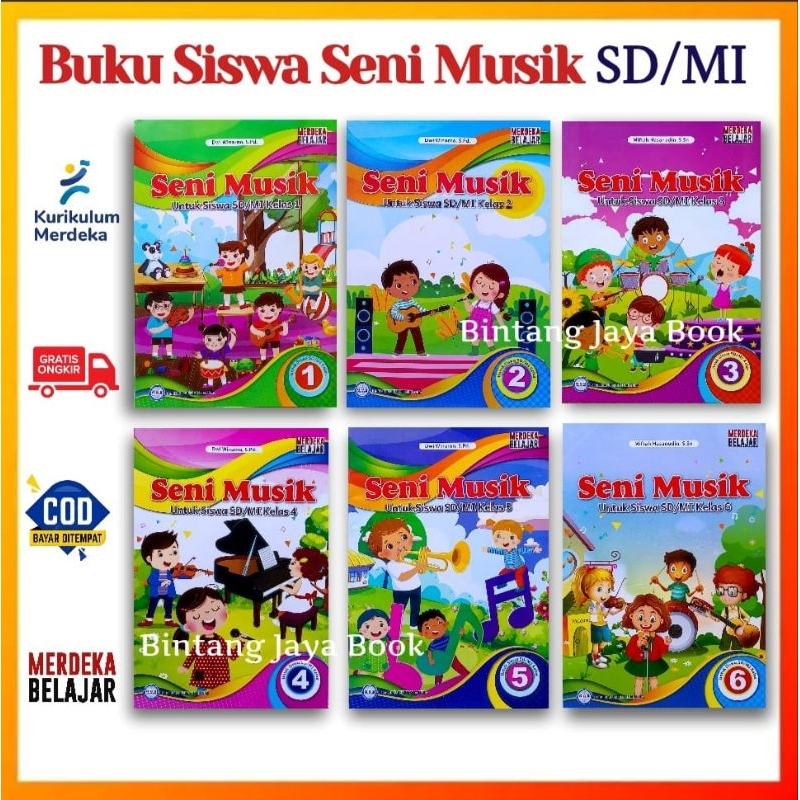 Jual Buku Siswa Seni Musik SD Kelas 1 2 3 4 5 6 Kurikulum Merdeka - Buku Seni Musik Kelas 1 2 3 ...