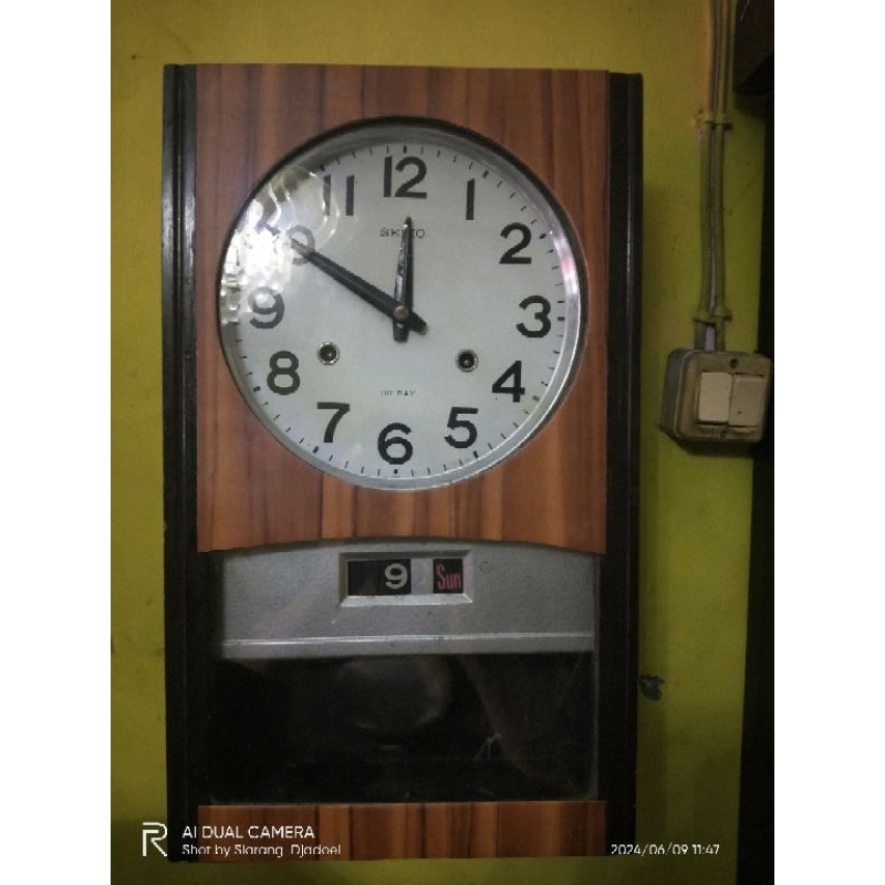 Jual jam dinding antik kuno Seiko japan | Shopee Indonesia