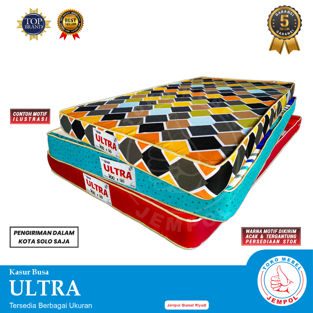 Jual Busa Ultra Tebal 14cm Kasur Busa Kain Katun Bergaransi busa 5 ...