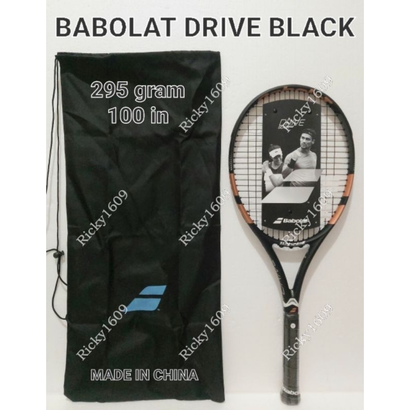 Jual RAKET TENIS BABOLAT DRIVE BLACK - CORTEX TECHNOLOGY - WOOFER ...