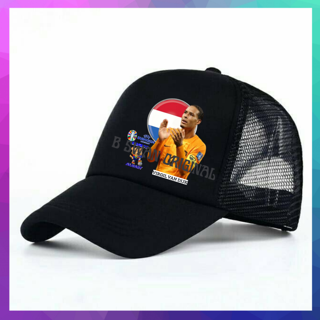 Jual Topi Jaring Jala Hat Trucker Piala Eropa Euro 2024 Jerman Unisex ...