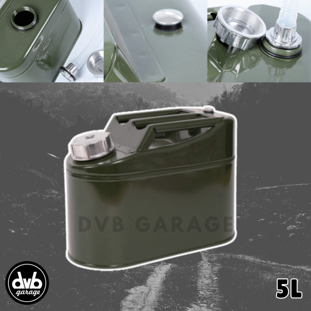 Jual JERIGEN BESI BENSIN SOLAR JERRYCAN CARBON STEEL PLATE JIRIGEN ARMY ...