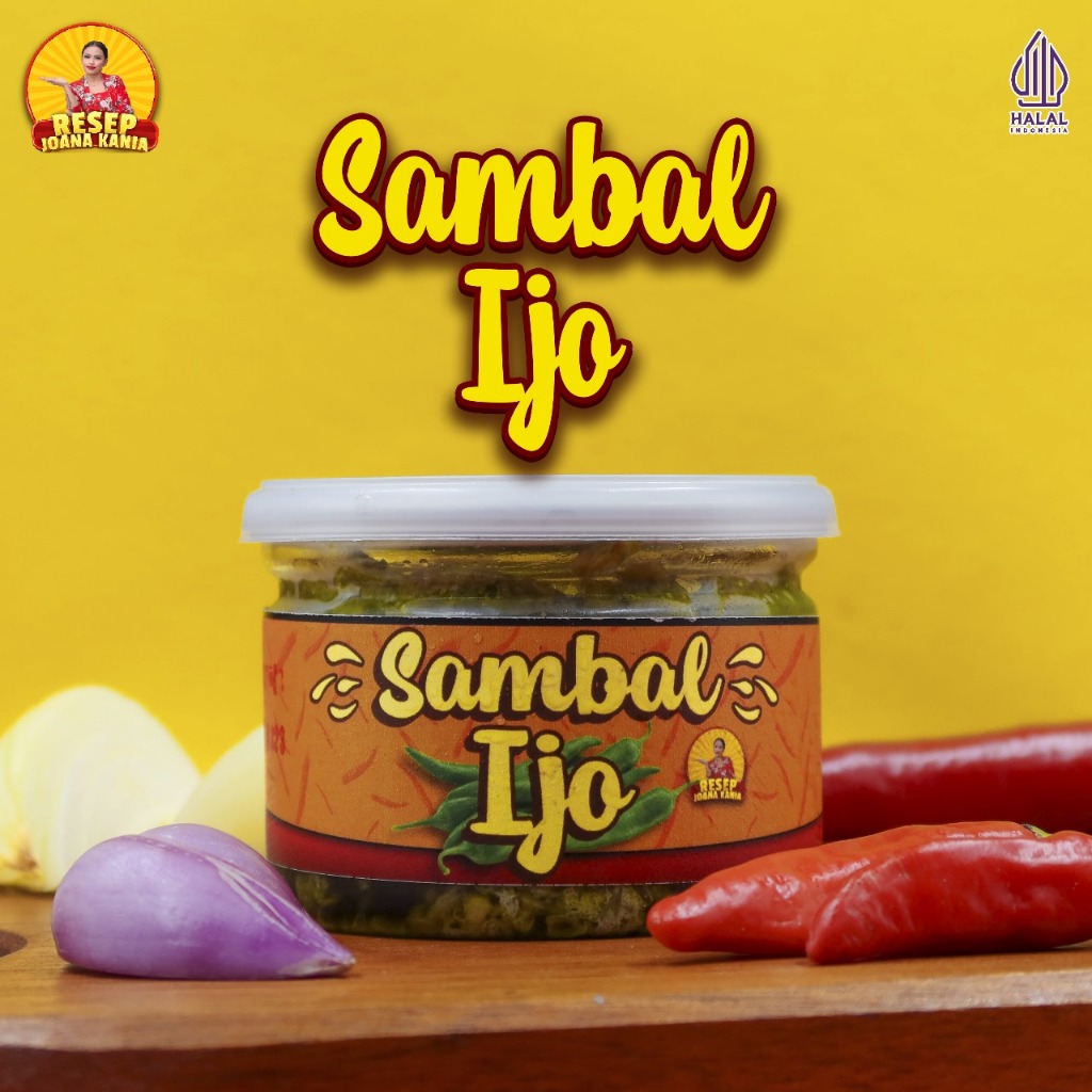 Jual Sambal Ijo 120g Resepjoanakania/ Sambel Cabe Hijau / Makan Sambal ...