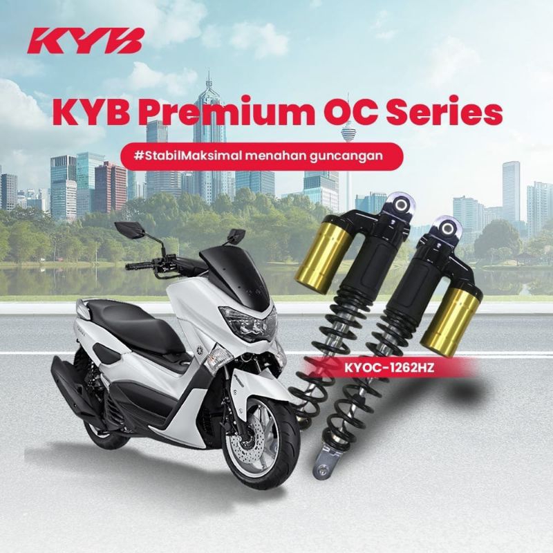 Jual Shockbreaker Shock Belakang Motor Yamaha NMAX N MAX AEROX 155 KYB TABUNG ORIGINAL 1 SET ...