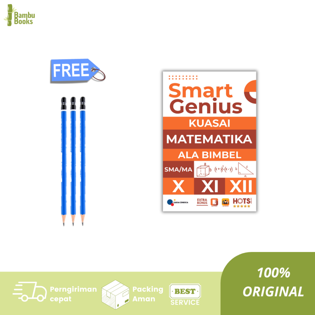 Jual BUKU MATEMATIKA SMA / SMART GENIUS KUASAI MATEMATIKA ALA BIMBEL ...
