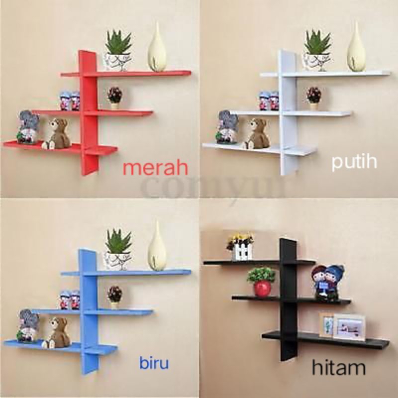Jual ambalan minimalis 3 pcs dan 1 fertikal total 4 pcs | Shopee Indonesia