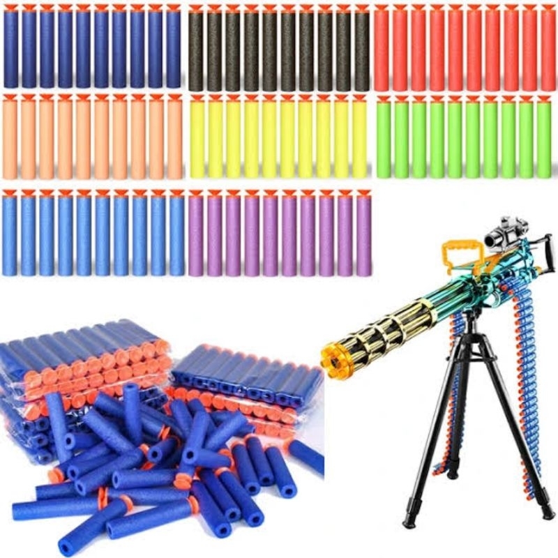 Jual 10 PCS ISI PELURU MAINAN NERF BULLETS | Shopee Indonesia