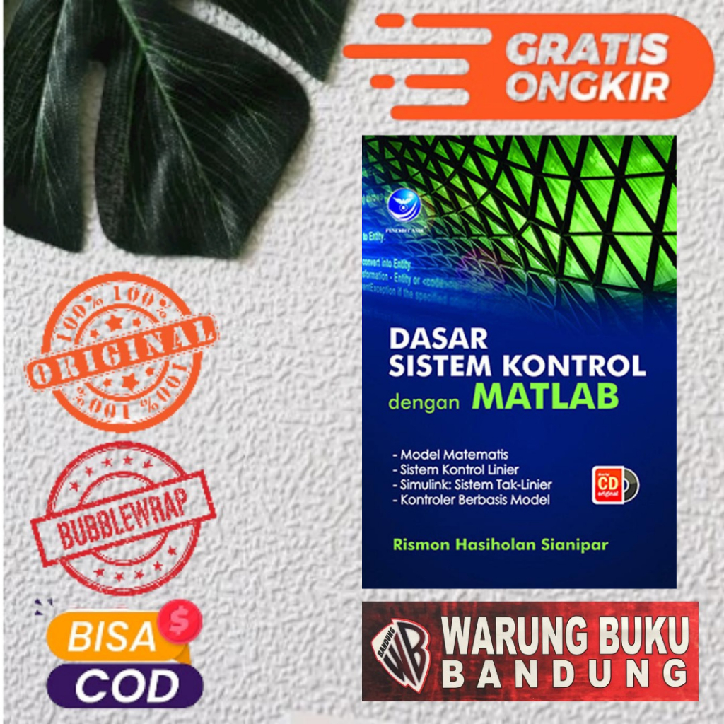 Jual Buku Dasar Sistem Kontrol Dengan MATLAB - Rismon Hasiholan ...