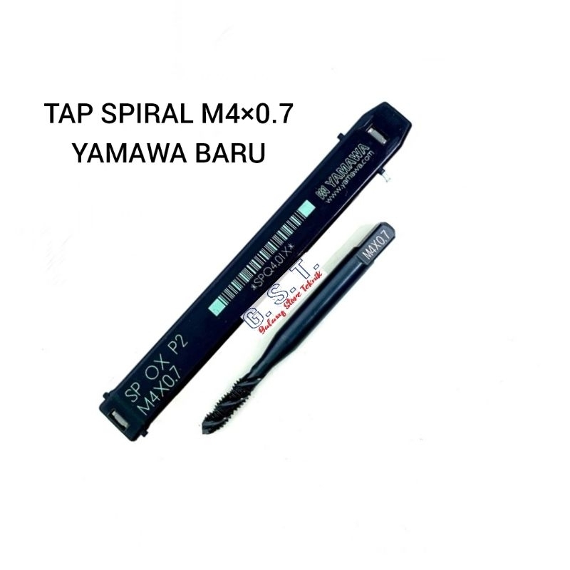 Jual Tap Spiral M4×0.7 YAMAWA Tap Mesin Tap SP OX P2 M4 × 0.7 Yamawa Japan | Shopee Indonesia