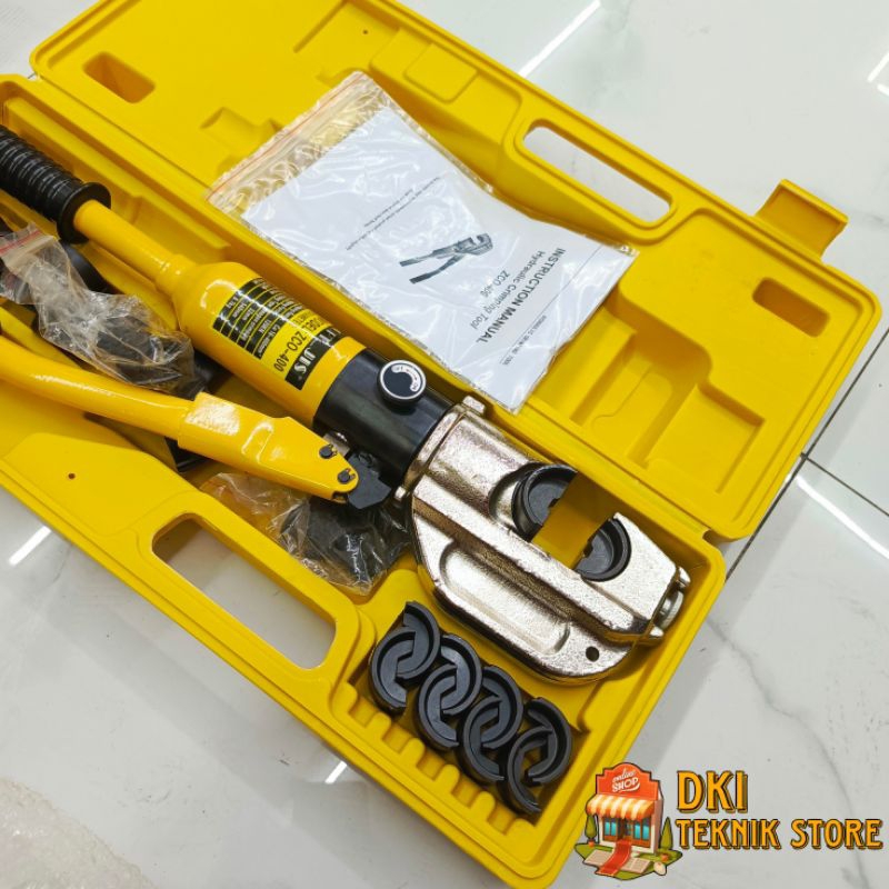 Jual Tang Crimping Skun Hidrolik ZCO 400 Hydraulic Crimping Tool 16 ...