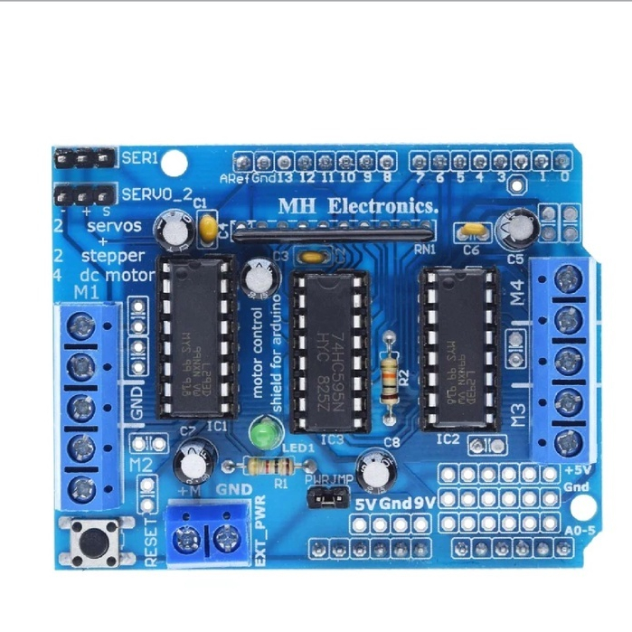 Jual Modul L293D Arduino Motor Driver Shield Expansion Board | Shopee ...