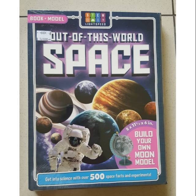 Jual Out-Of-This-World-Space book build your own moon model | Shopee ...