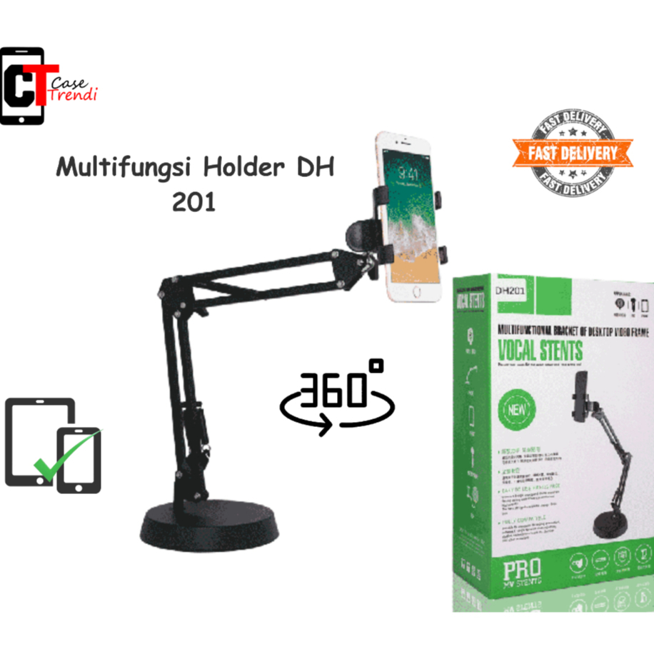 Jual Stand HP Holder Meja Broadcast Streaming Youtube Tiktok Vlogger ...