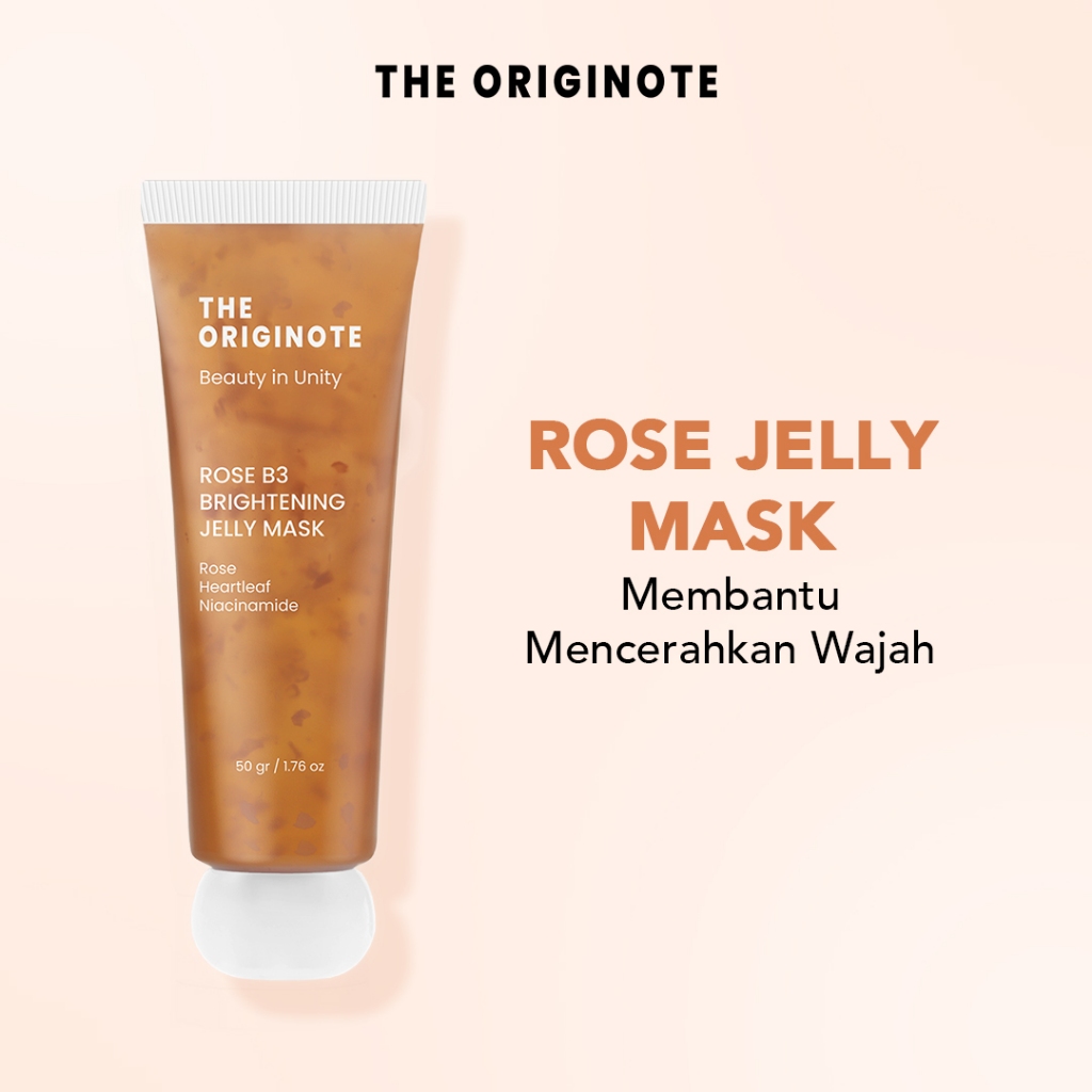 Jual The Originote Rose B3 Brightening Jelly Mask | Shopee Indonesia