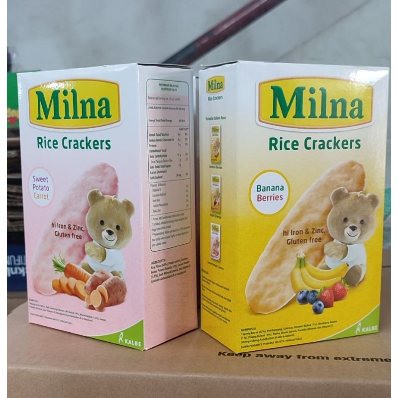 Jual Milna Rice Crackers 20 gr | Shopee Indonesia