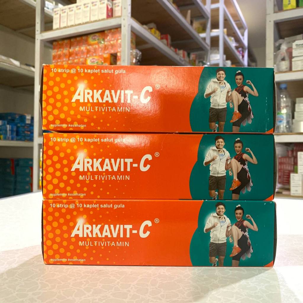 Jual ARKAVIT C PER BOX | MULTIVITAMIN | VITAMIN C | SELKOM C | ENERVON ...