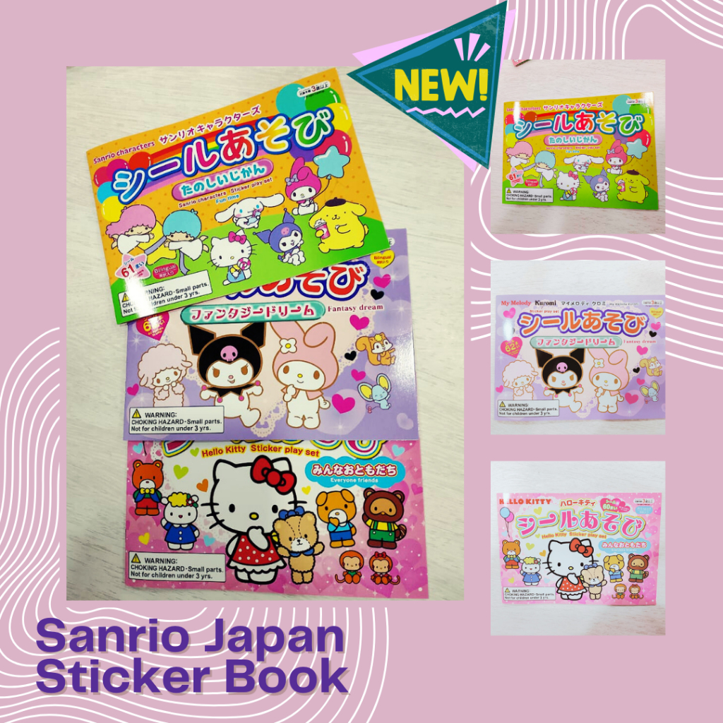 Jual Sanrio Sticker Book Original Jepang | Shopee Indonesia