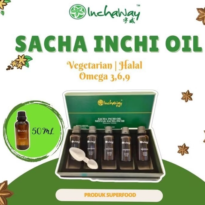 Jual SG - INCHAWAY SACHA INCHI OIL OMEGA 3,6,9 botol | Shopee Indonesia