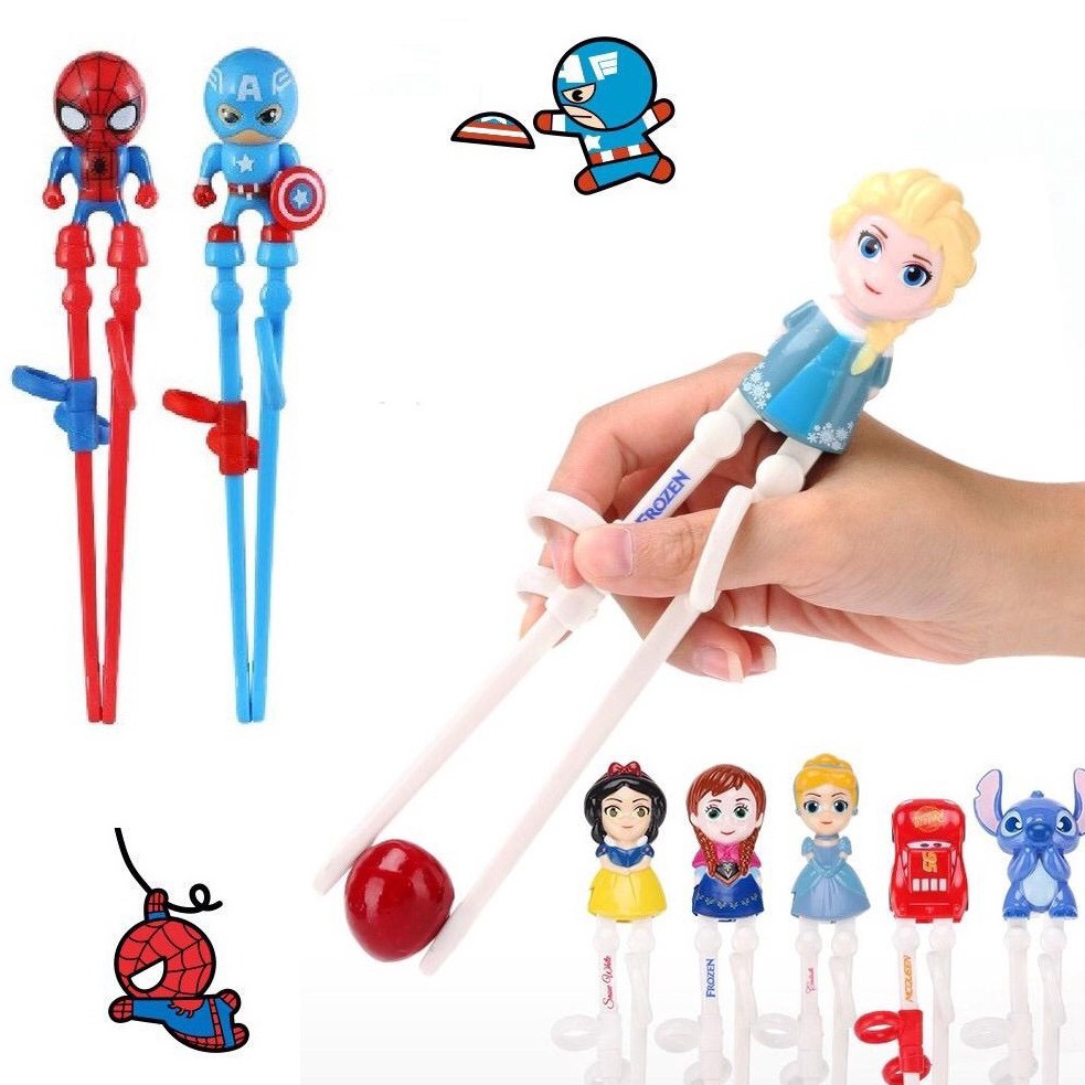 Jual KODE B99C SUMPIT DISNEY ORIGINAL SERIES Training Chopstick Cartoon ...